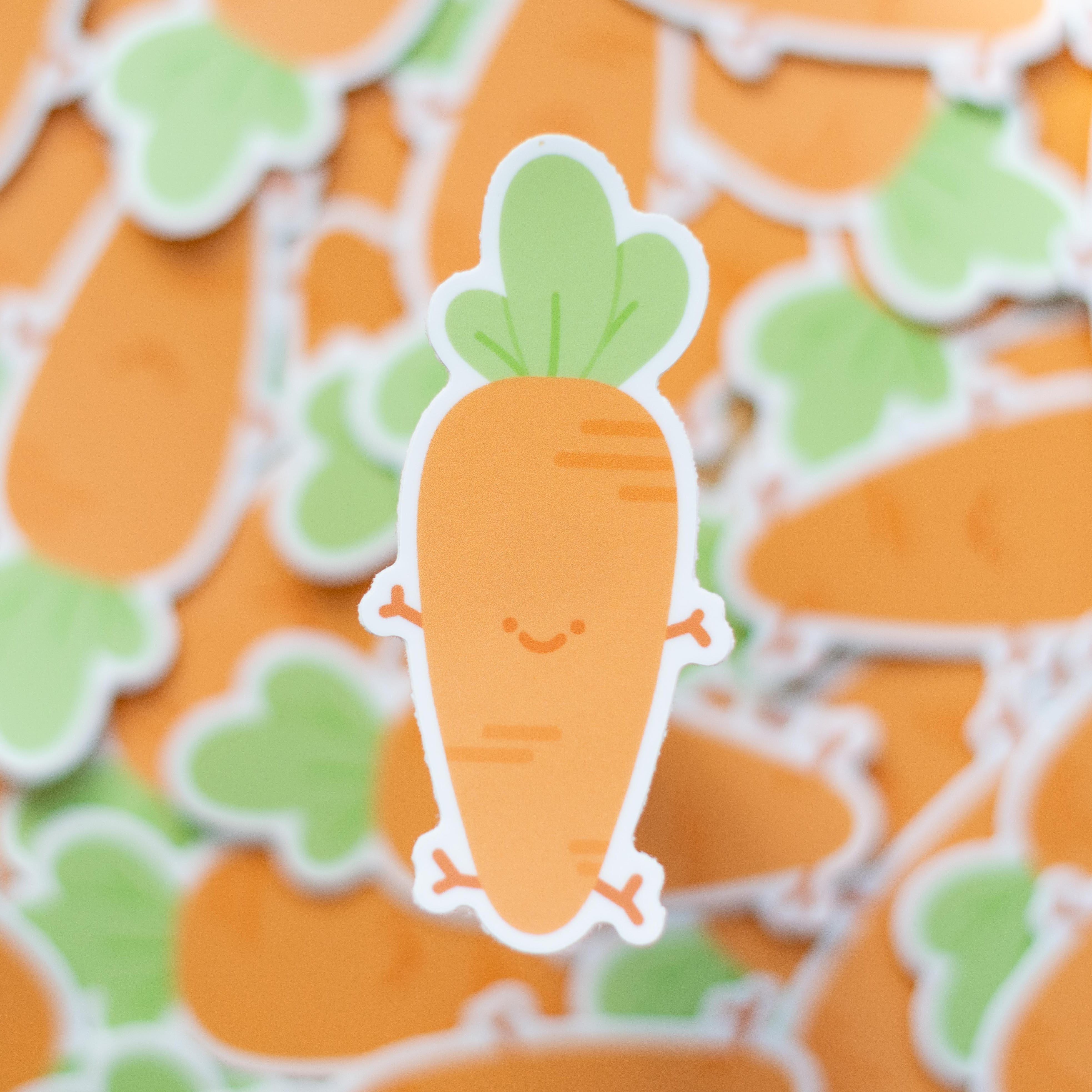 Carrot Die Cut Sticker – itskleine